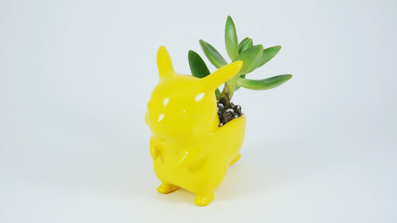 Pikachu Ceramic Planter - Etsy