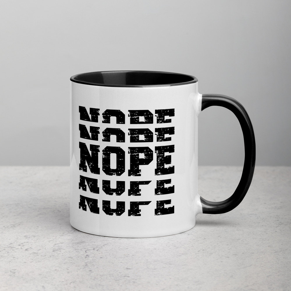 NOPE Mug - Etsy