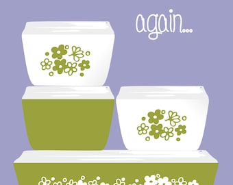 Pyrex .svg File Download Fridgie Refrigerator Dish Spring | Etsy