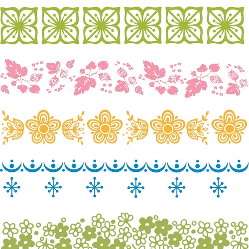 Pyrex Vintage Kitchen .svg Pattern Downloads Editable - Etsy