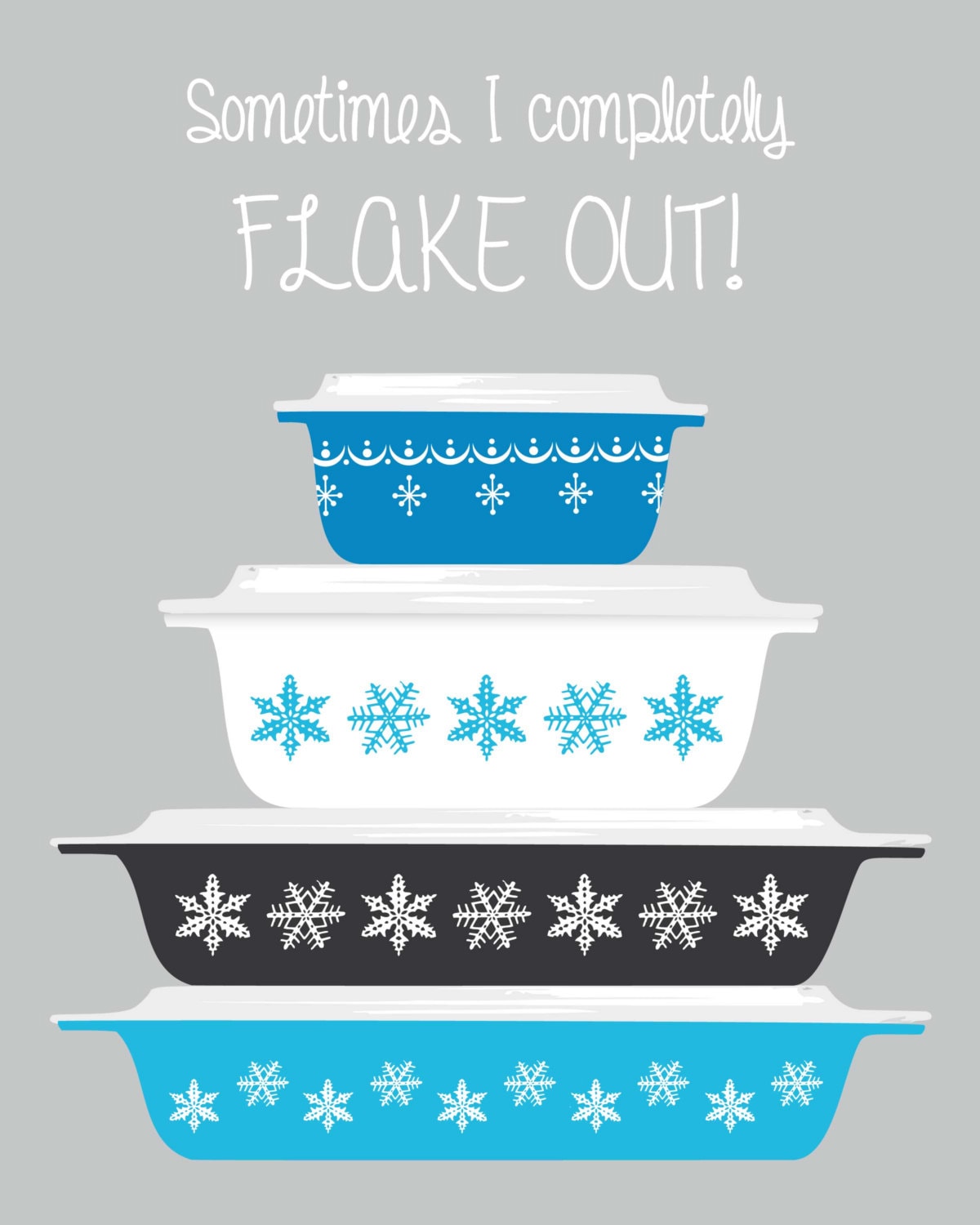 Pyrex Snowflake Digital Art Download Hi-rex .jpeg 8"x10" - Etsy
