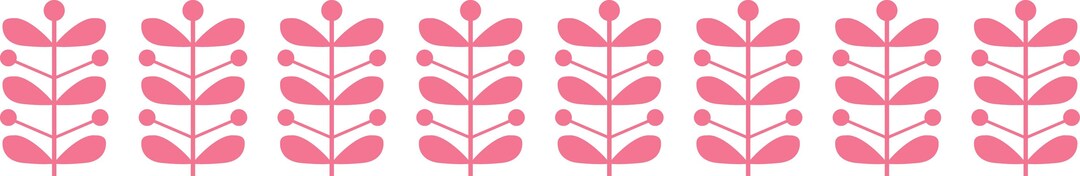 Vintage Kitchen Flower Stem (svg File) Pattern Download for Vinyl ...