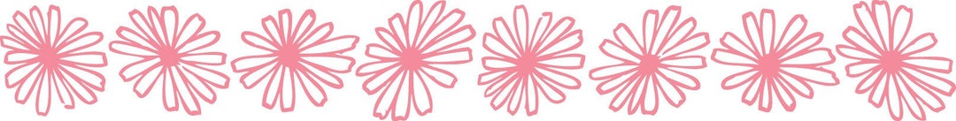 Pyrex Pink Daisy (.svg) Pattern File Download - Etsy