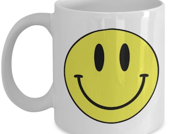 Smiley Face Mugs | Etsy