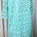 Vintage 60's Robin Egg Blue Embroidered Lace Dress - Etsy