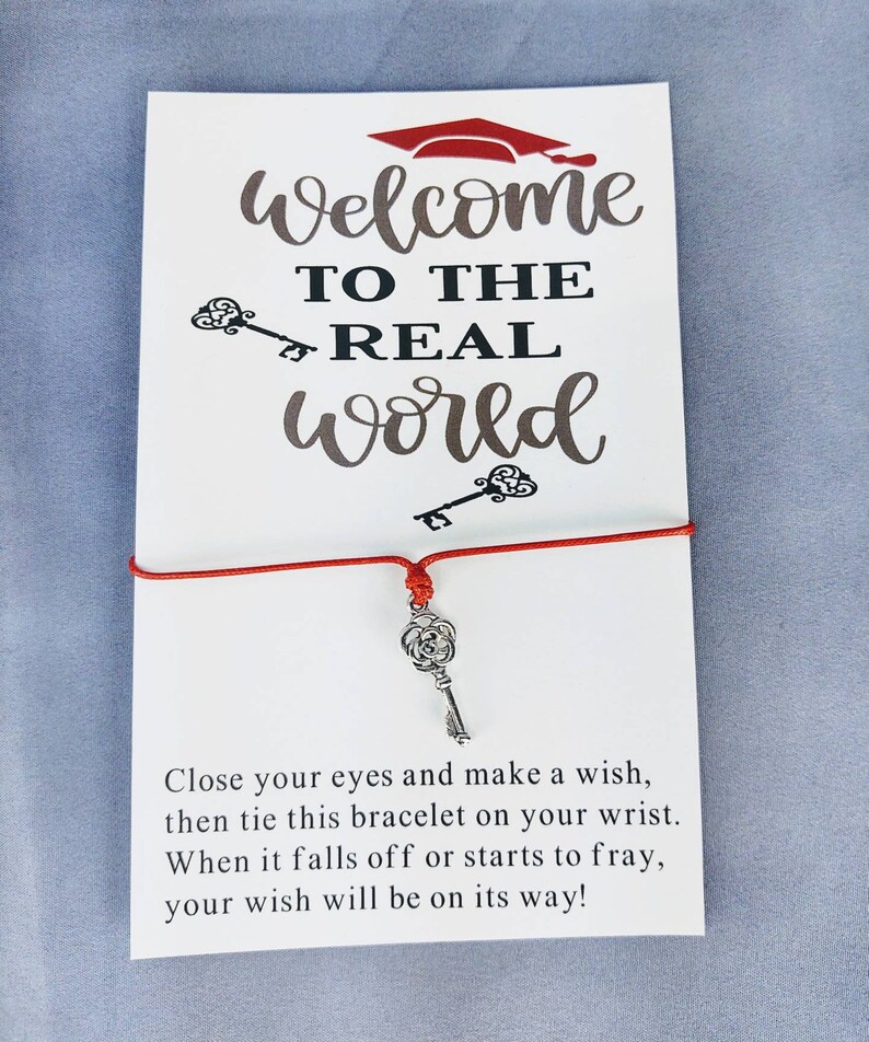 Travel the World Welcome to the Real World Wish Bracelets - Etsy