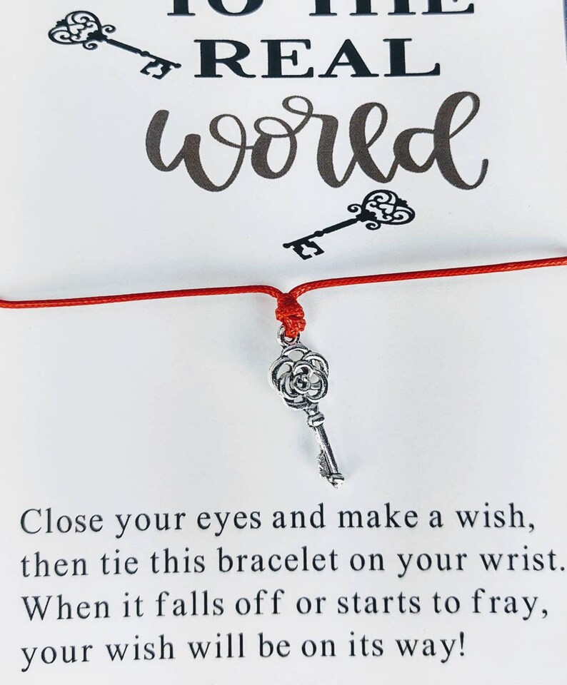 Travel the World Welcome to the Real World Wish Bracelets - Etsy