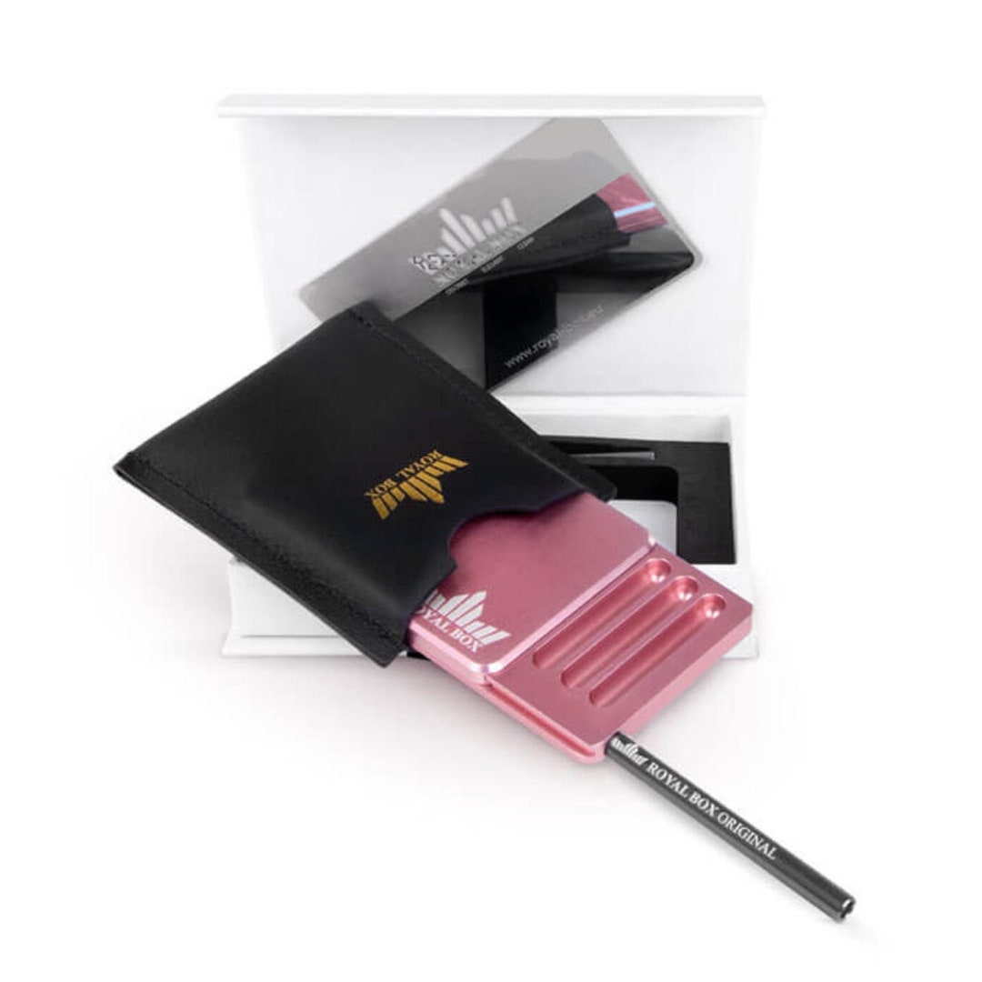 The Royal Box Classic Pink 8 Storage Compartments for Pills Snuff Box W ...