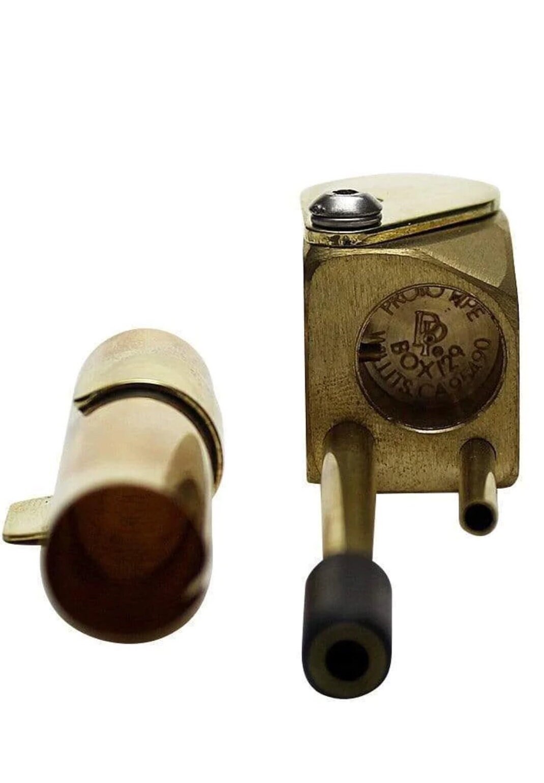Authentic Proto Pipe Classic OG Solid Brass Pipe With Built in Storage ...