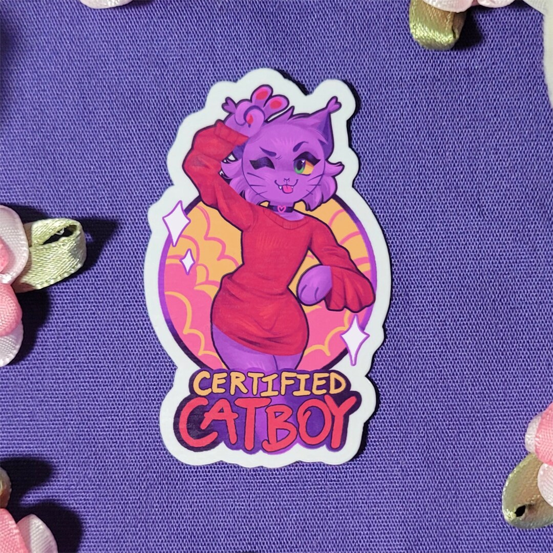 Certified Catboy 2 Inch Vinyl Sticker Waterproof Transgender Ftm - Etsy
