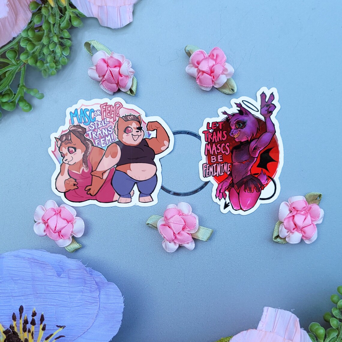 Breaking Gender Roles 2 Inch Vinyl Stickers Waterproof LGBT - Etsy