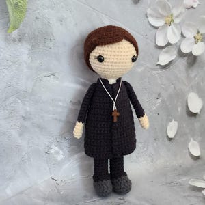 Priest Amigurumi Crochet Pattern – Catholic Pastor Doll – DIY Religious ...