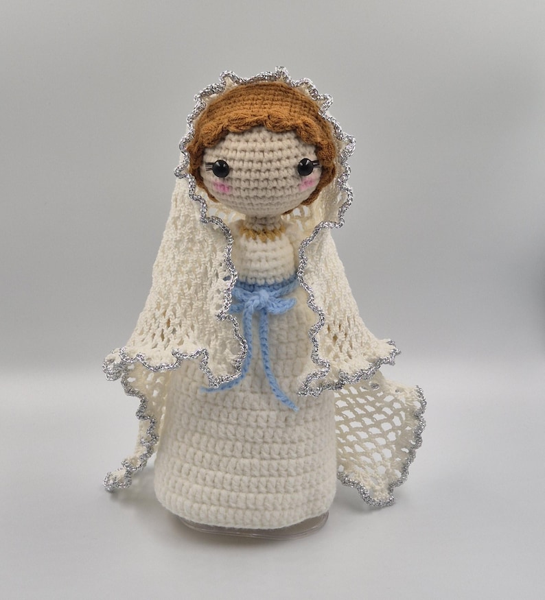 Virgin Mary Crochet Doll Pattern – Amigurumi Religious Doll – Catholic ...