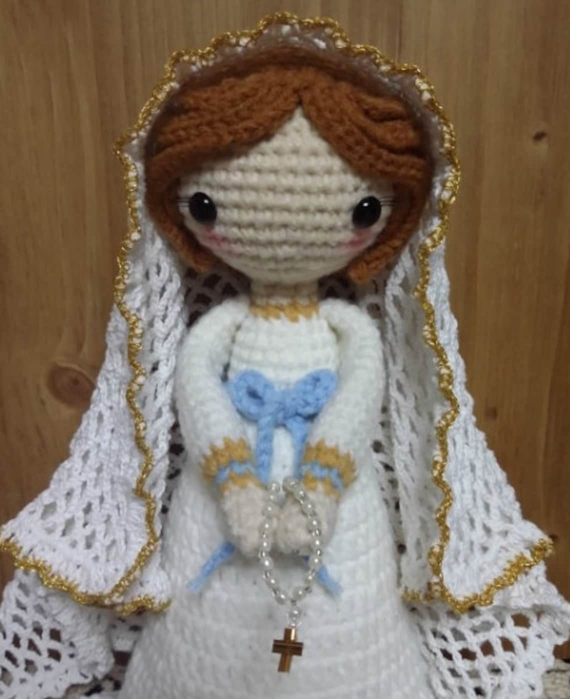 Crochet Doll Pattern the Blessed Virgin Mary Amigurumi Doll - Etsy