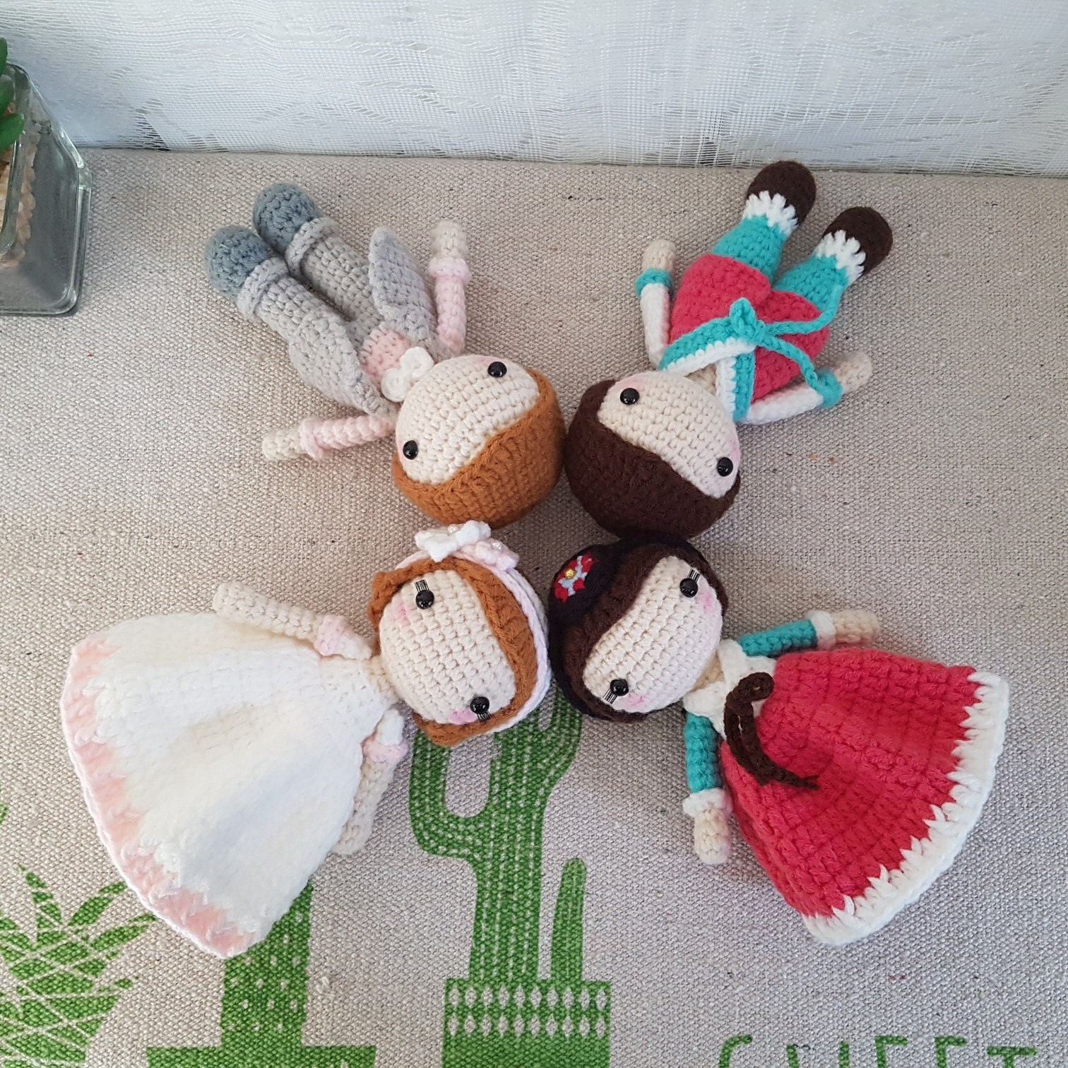 Crochet Doll Pattern, Korean Girl Mina, Amigurumi Doll Pattern, Pdf ...