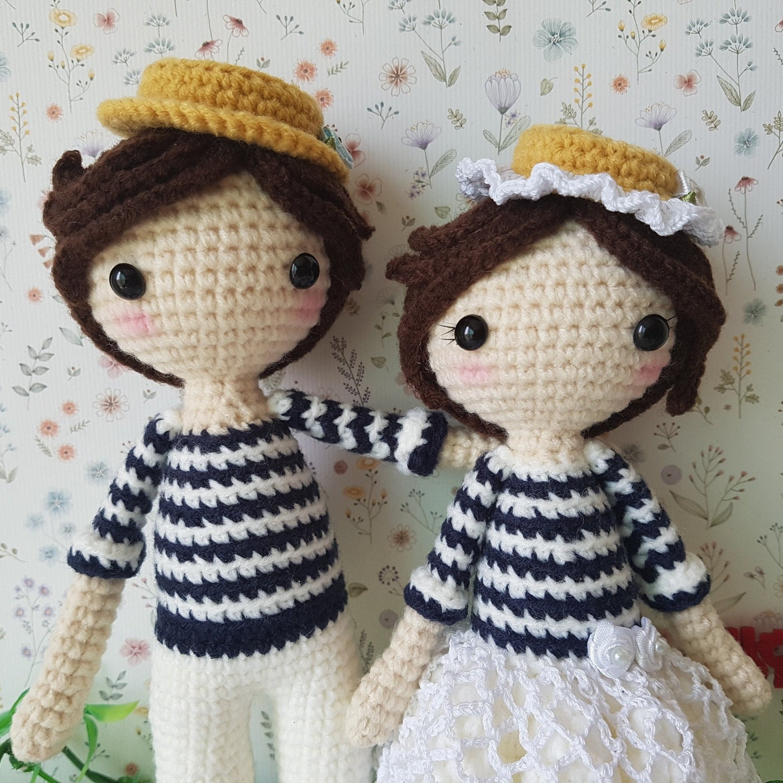 Crochet Doll Pattern Casual Wedding Bride Amigurumi Doll - Etsy