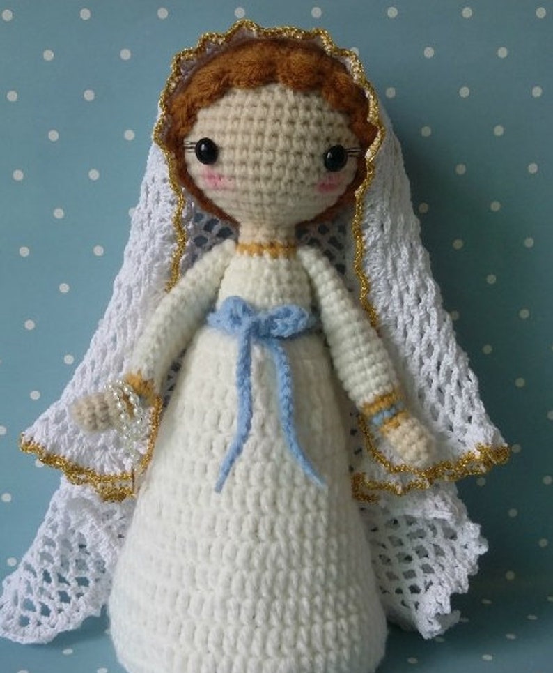 Crochet Doll Pattern the Blessed Virgin Mary Amigurumi Doll - Etsy