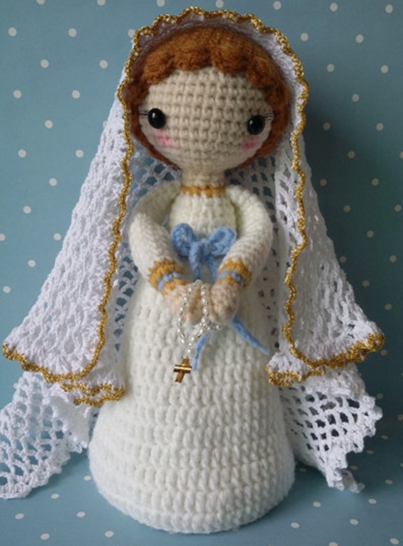 Crochet Doll Pattern the Blessed Virgin Mary Amigurumi Doll - Etsy