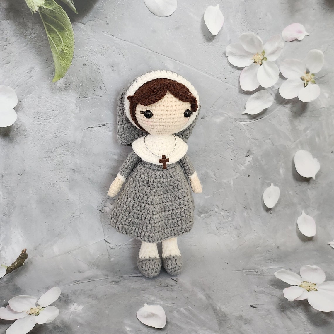 Nun Crochet Doll Pattern – Amigurumi Religious PDF – Catholic Sister ...
