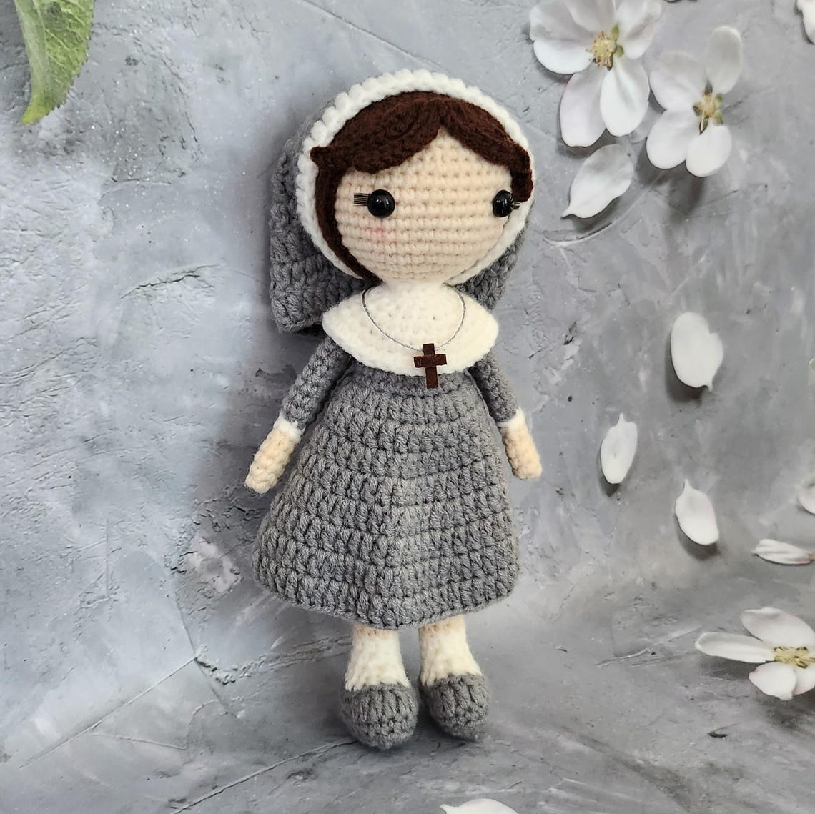 Nun Crochet Doll Pattern – Amigurumi Religious PDF – Catholic Sister ...