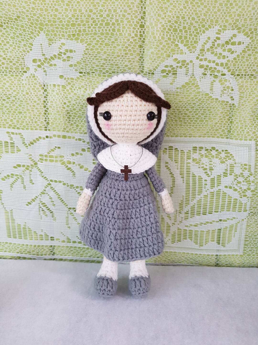 Crochet Doll Pattern Nun Amigurumi Doll Pattern PDF English - Etsy
