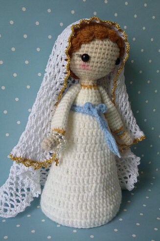 Crochet Doll Pattern the Blessed Virgin Mary Amigurumi Doll - Etsy