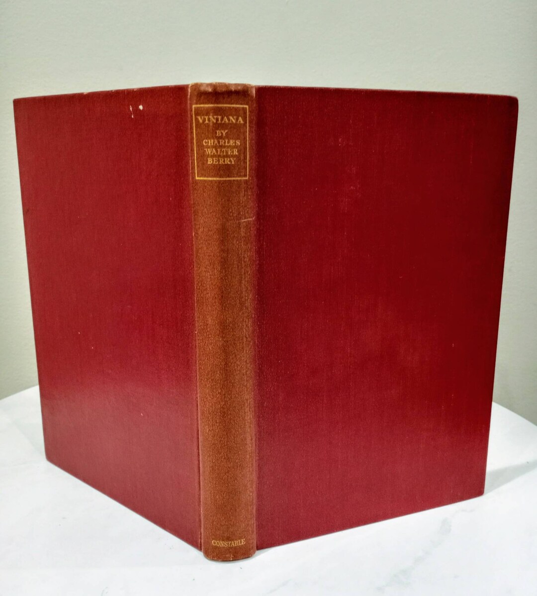 Viniana by Charles Walter Berry, 1934 Wine Book, Second Edition - Etsy