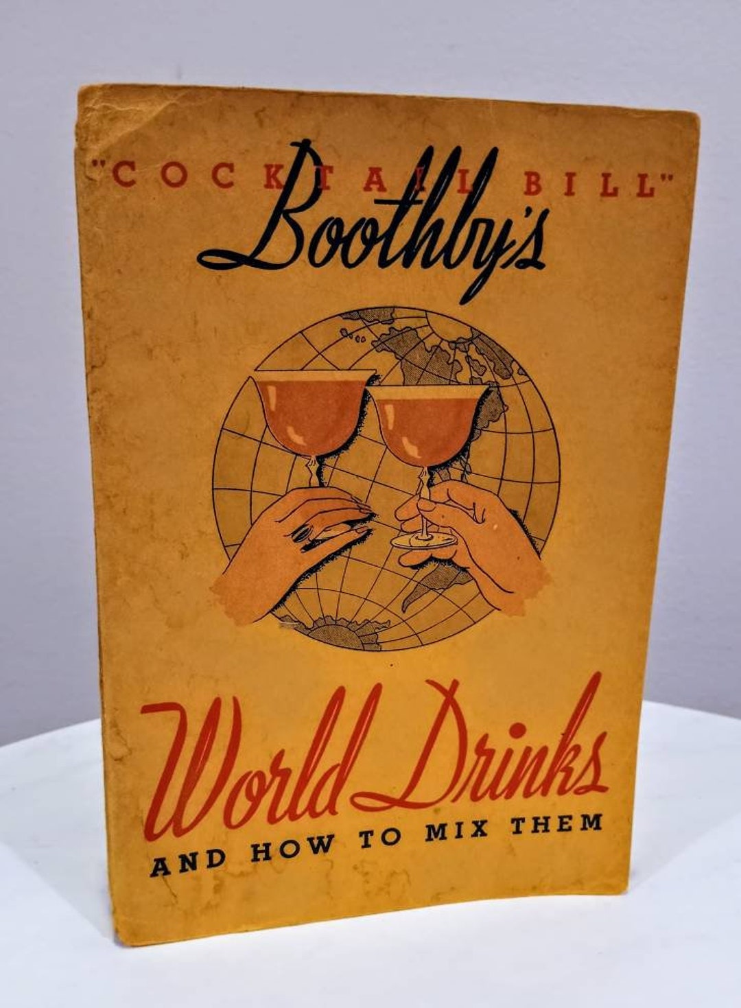 1934 Cocktail Book: "cocktail Bill" Boothby's World Drinks - Etsy