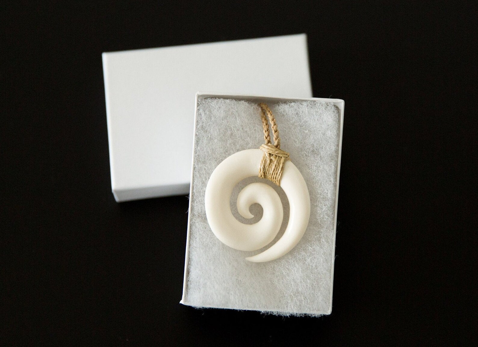 Maori Polynesian Bone Pendant With Adjustable Rope Necklace - Etsy