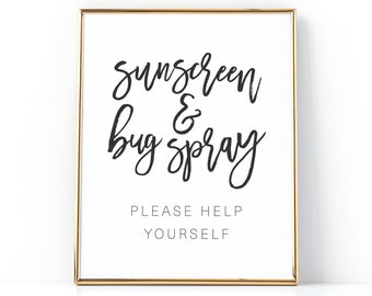 Wedding Bug Spray - Etsy