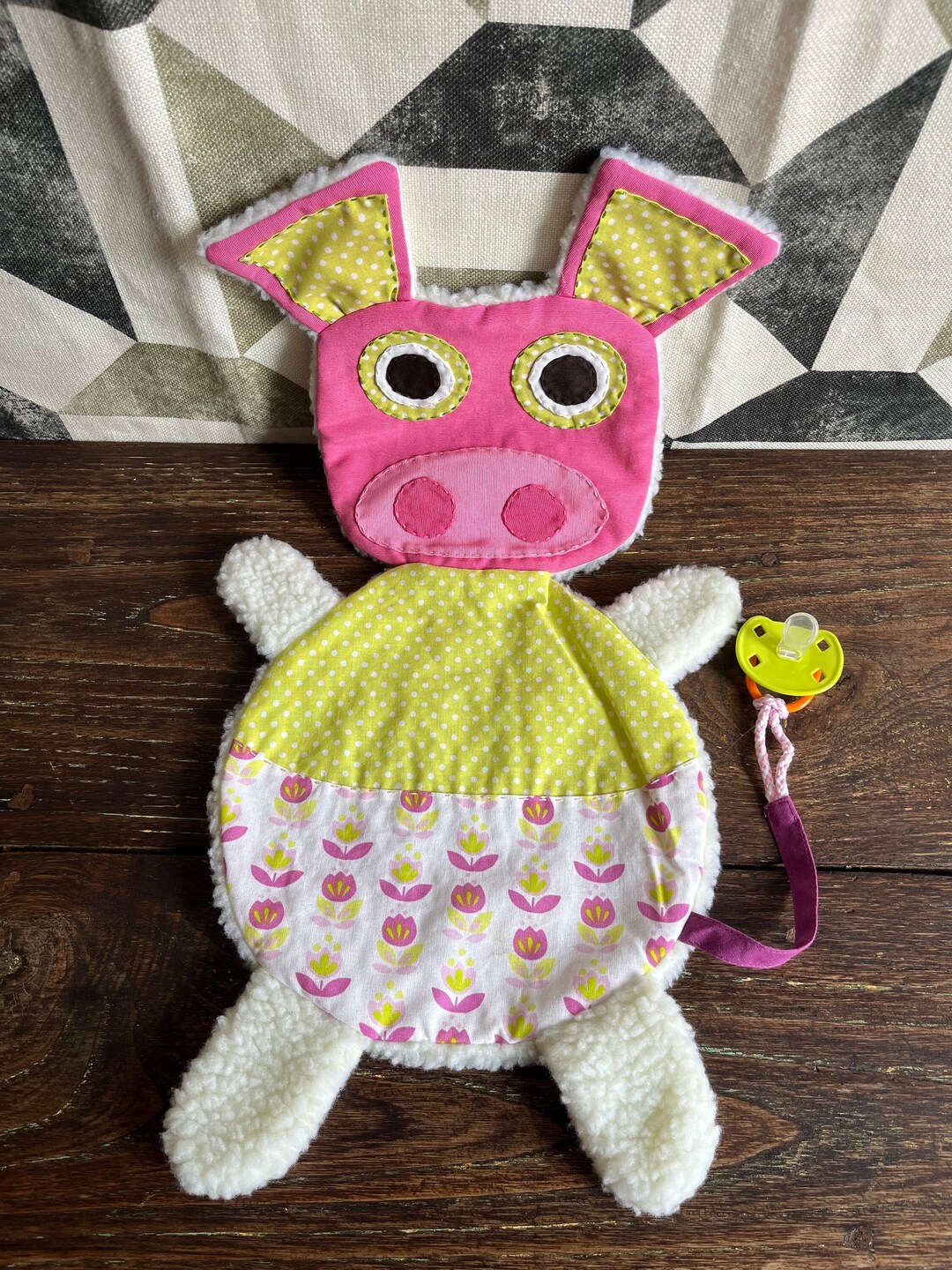 PIG DOUDOU | Animal Shaped Doudous - Pig | All Handmade | Stuffed ...