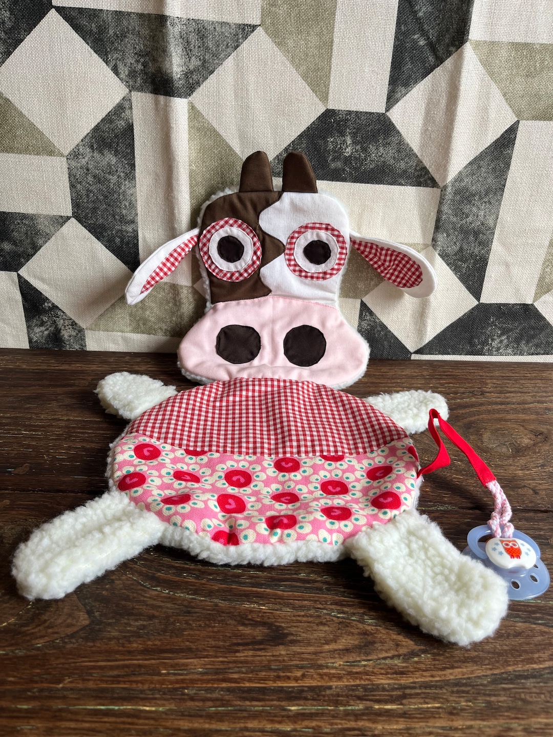 COW DOUDOU Animal Shaped Doudous Cow All Handmade Stuffed Animals Baby ...