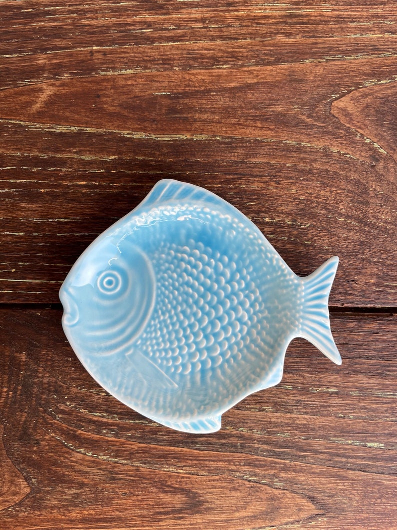 Ceramic Starters Plate Fish-shaped From Portugal - Etsy