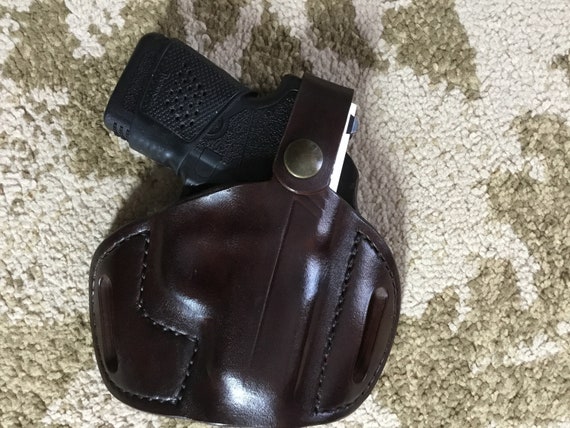 Kahr P380 or CW380 Hermann Oak Leather Holster pancake Style - Etsy