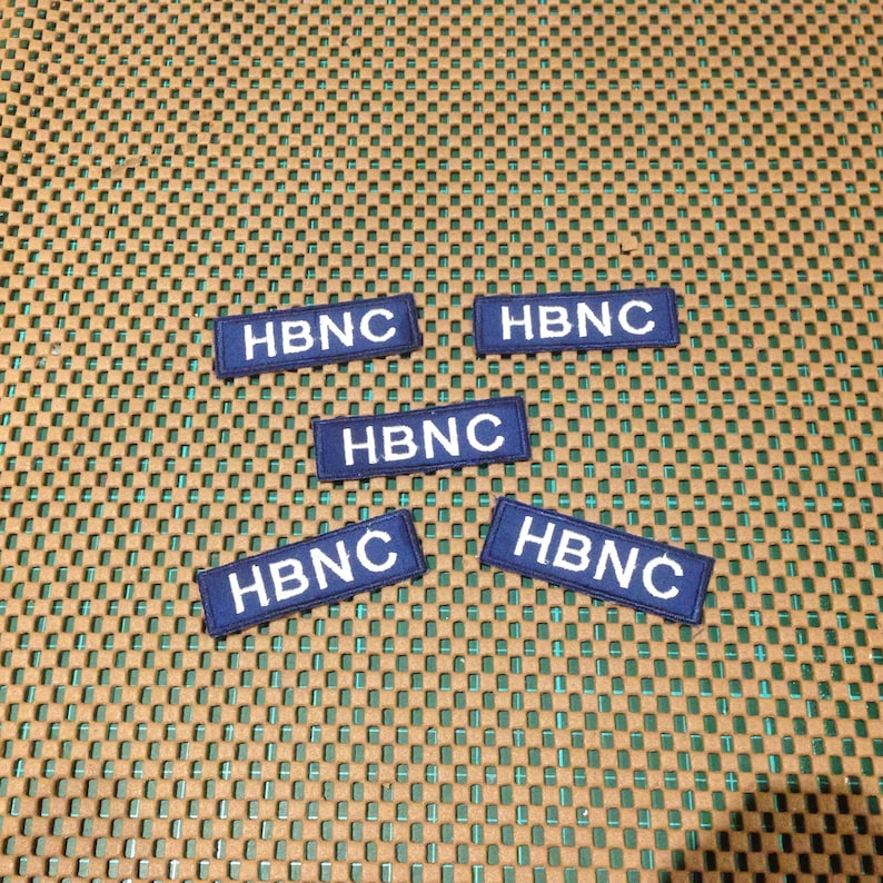 Personalised Embroidered Sew/iron Name Badge/tag for - Etsy