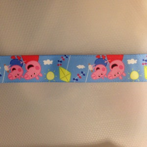 Peppa Pig Grosgrain-ribbon 22mm/7/8" Width Print-by-the-metre - Etsy