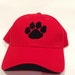 Dog Paw Baseball Cap - Etsy