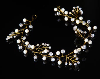 Crystal headpiece | Etsy