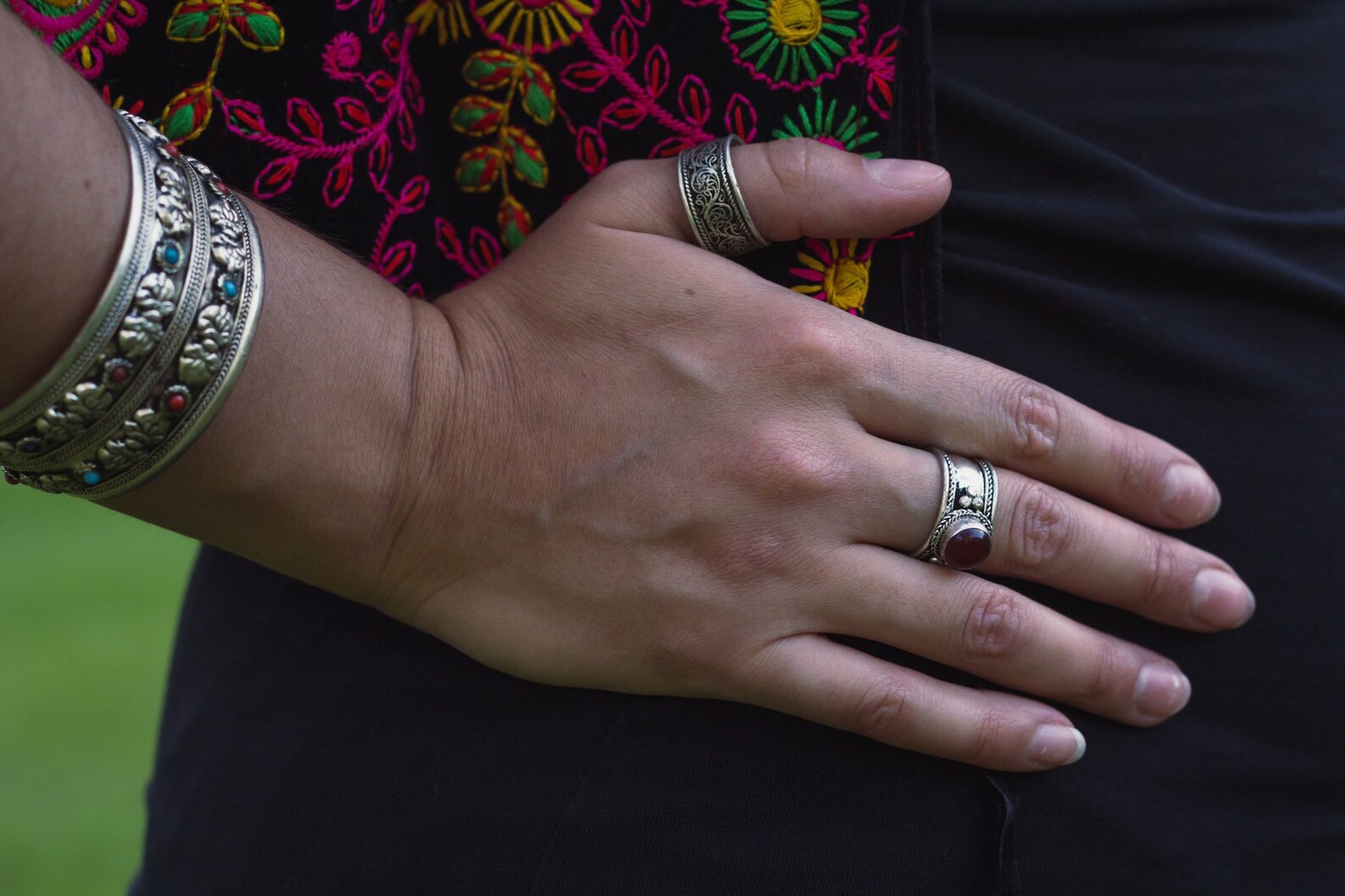 Vintage Filigree Double Bracelet Bohemian Cuffs Gypsy - Etsy