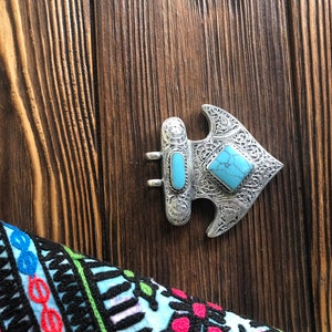 Berber Amulet Pendant, Kuchi Nomadic Turquoise Medallion, Wiccan ...