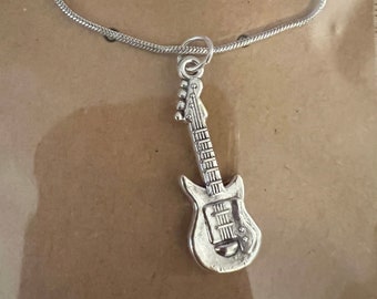 Recycled Guitar String Necklace With Treble or Bass Clef - Etsy