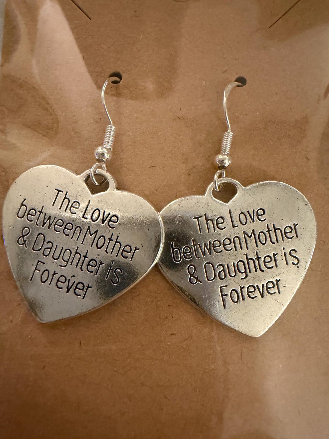 The Love Between Mother & Daughter is Forever Earrings - Etsy