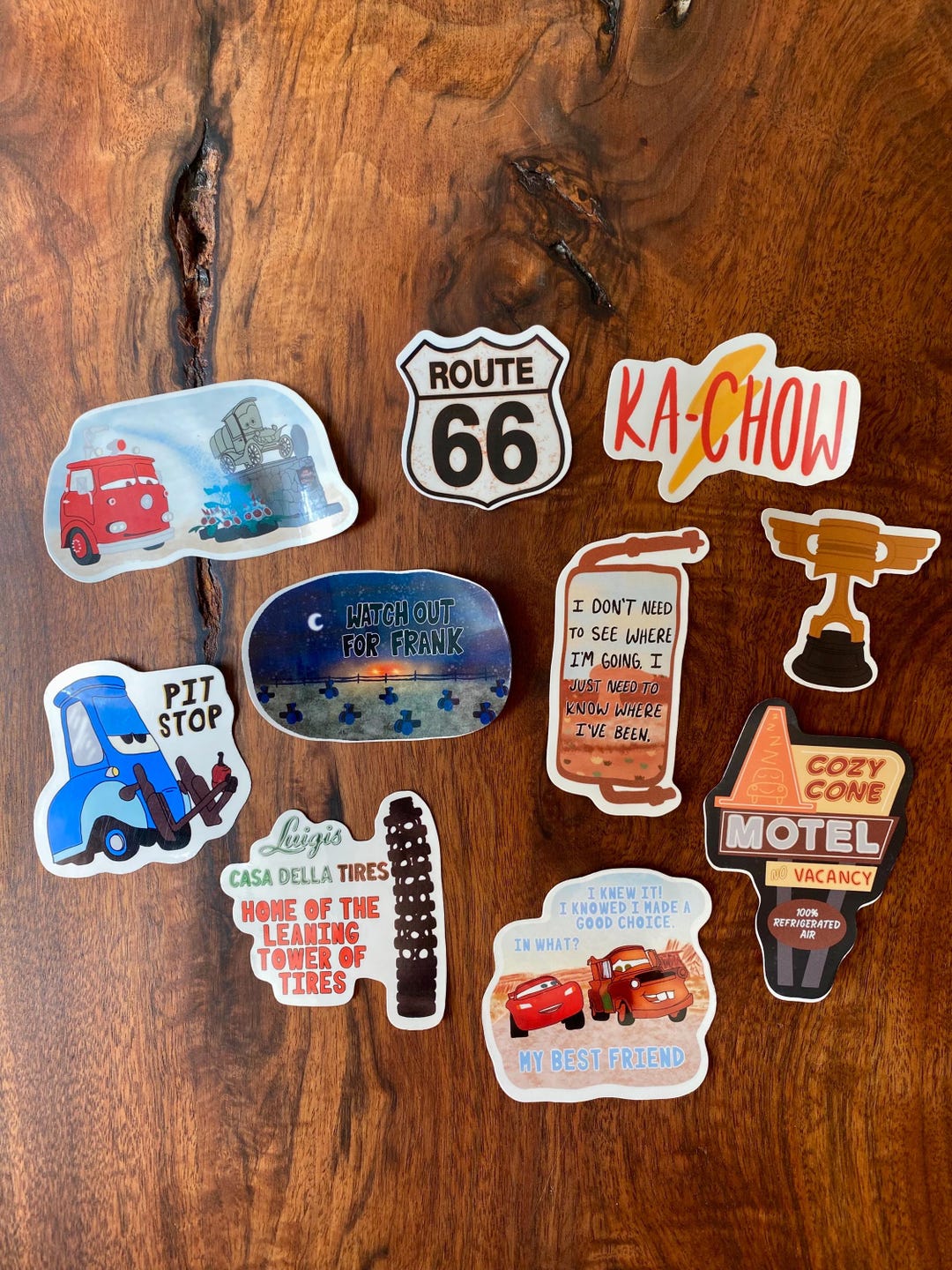 Ka Chow Sticker, Gift Ideas, Handmade, Waterproof Sticker, Cars Sticker ...