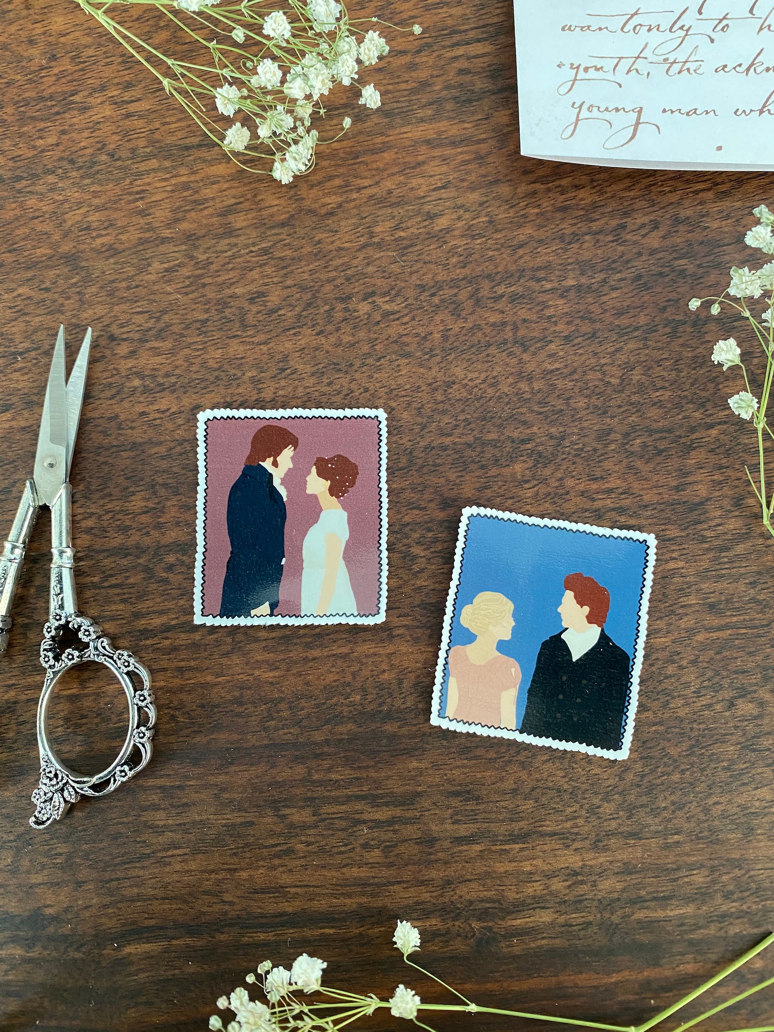 Pride and Prejudice Sticker Pack Pride and Prejudice Mr. - Etsy