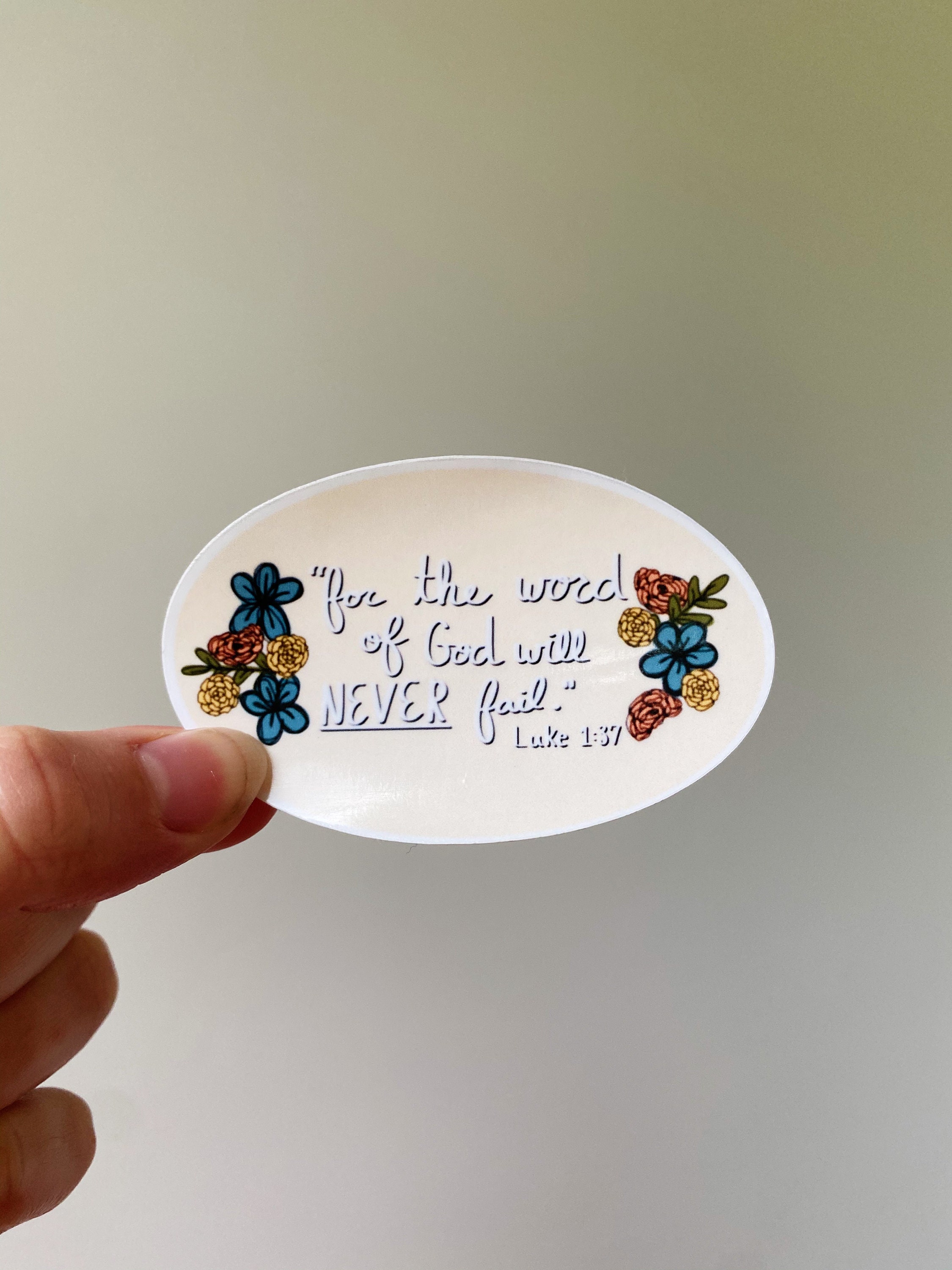 Bible Sticker Pack Gift Idea Handmade Waterproof Stickers - Etsy