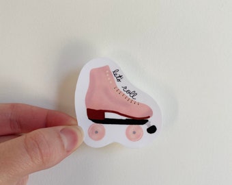 Bounce Rock Roller Skate Retro 70s 80s Stickers - Etsy