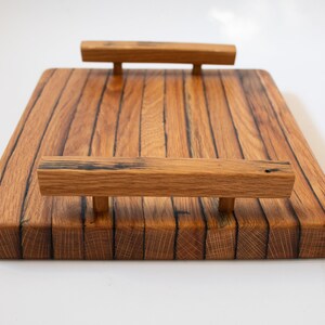 Hand Crafted, Oak, Reclaimed Whisky Cask Stave Charcuterie Board ...