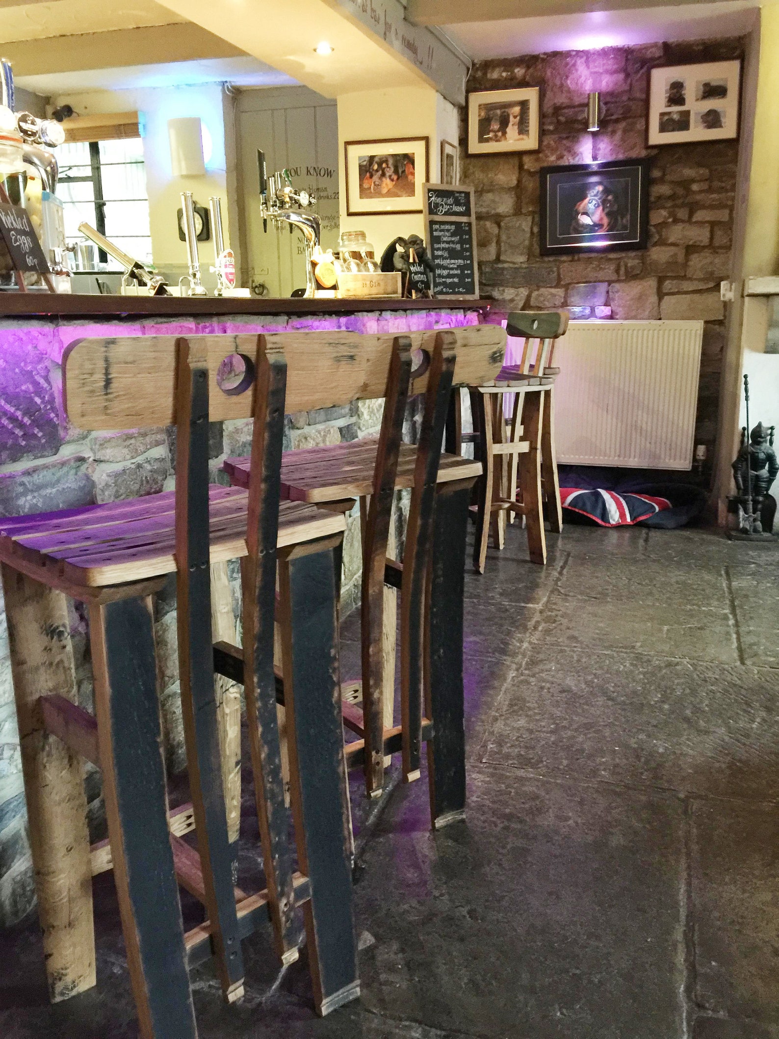 Hand Crafted Oak Scotch Whisky Barrel Stave Bar/kitchen Stool - Etsy