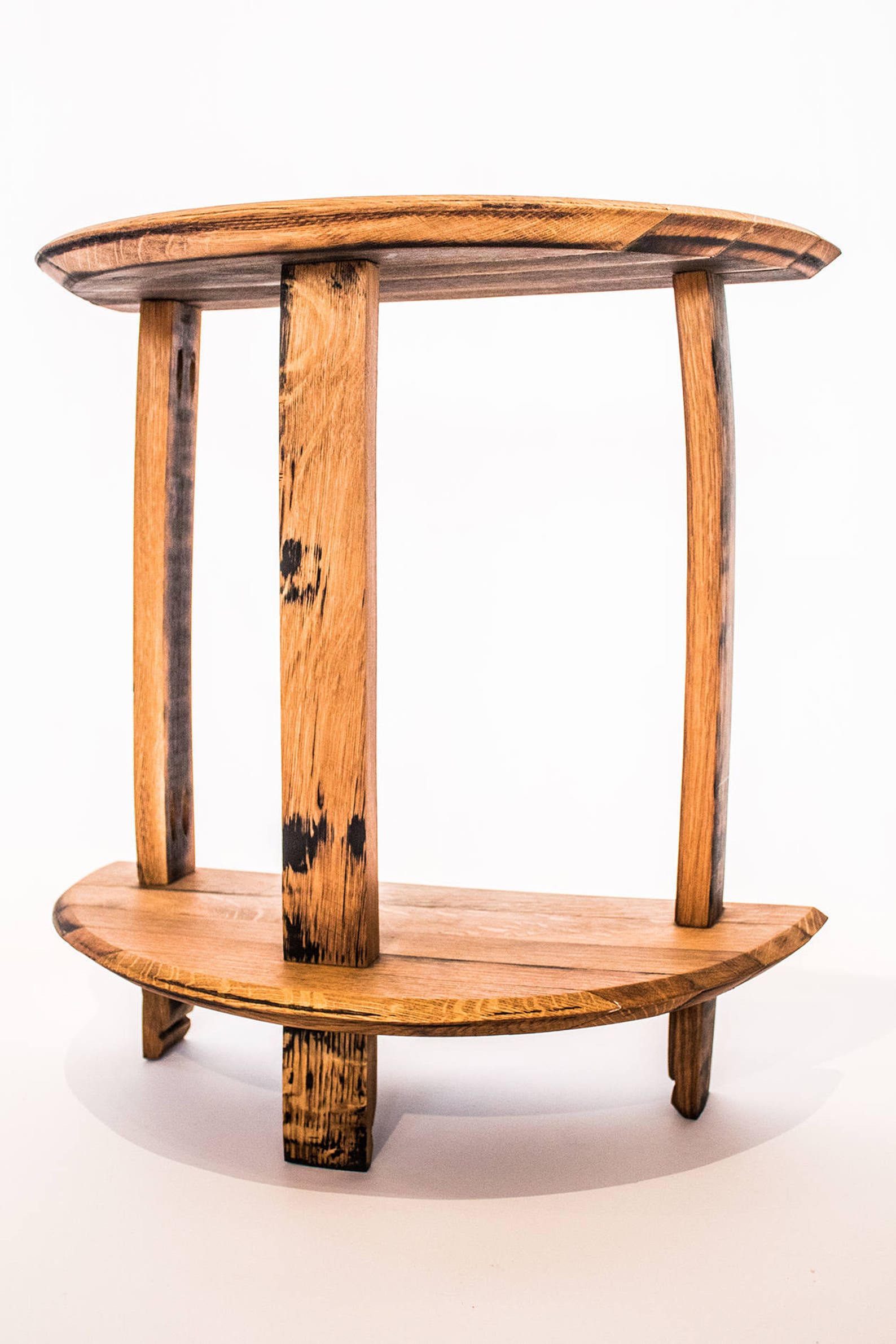 Hand Crafted Oak Scotch Whisky Barrel Half Round Side Table - Etsy UK