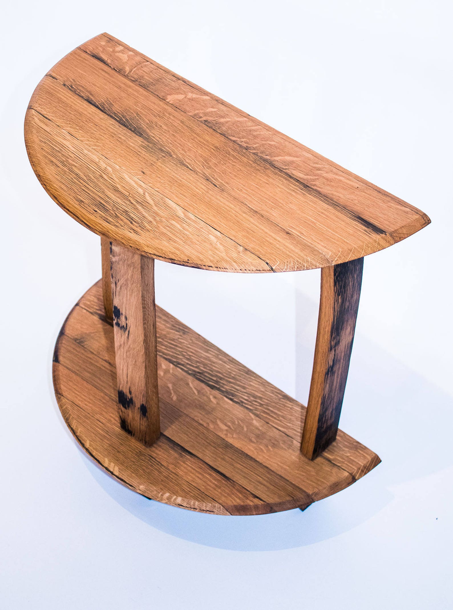 Hand Crafted Oak Scotch Whisky Barrel Half Round Side Table - Etsy UK